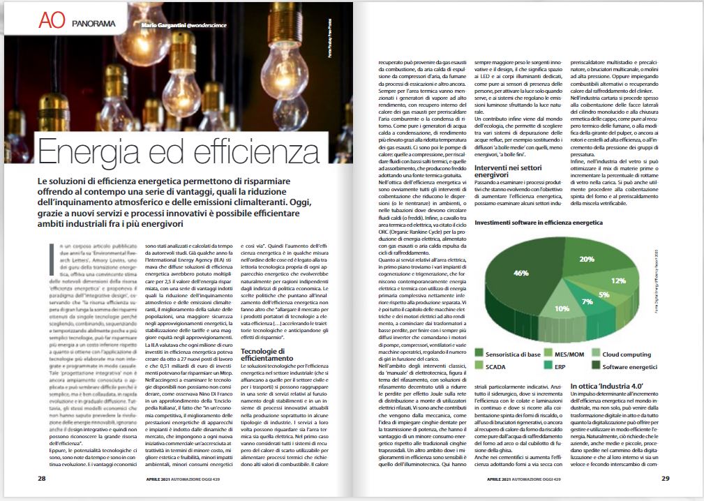 Energia ed efficienza - Energia Plus